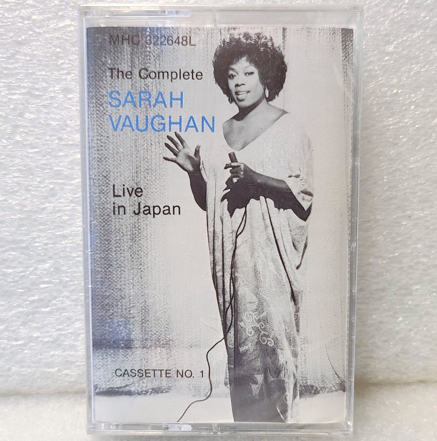 Vintage The Complete Sarah Vaughan Live In Japan Cassette #1 NEW! Sealed!