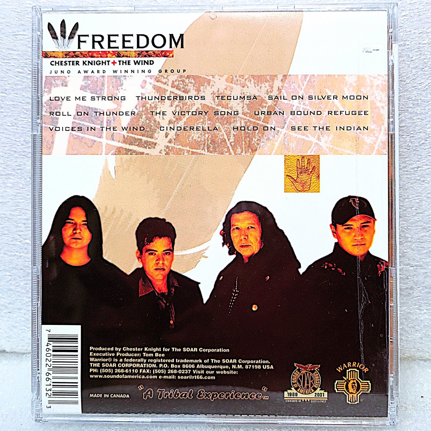 RARE! Chester Knight & The Wind - Freedom CD Like NEW!