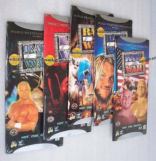 WWF Raw Is War VCD 2000 - 10 Complete Episodes - Free Shipping Worldwide