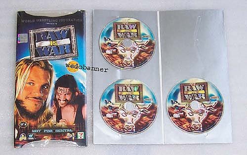 WWF Raw Is War VCD 2000 - 10 Complete Episodes - Free Shipping Worldwide