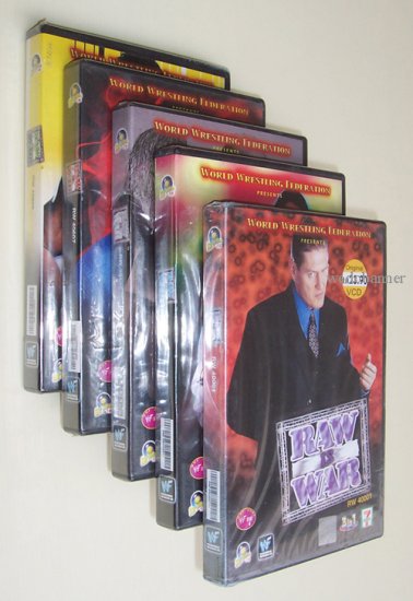 WWF Raw Is War VCD 2000 - 10 Complete Episodes - Free Shipping Worldwide
