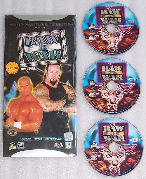 WWE Raw Is War (2000) VCD - 4 Complete Episodes - New & Sealed - Free ...
