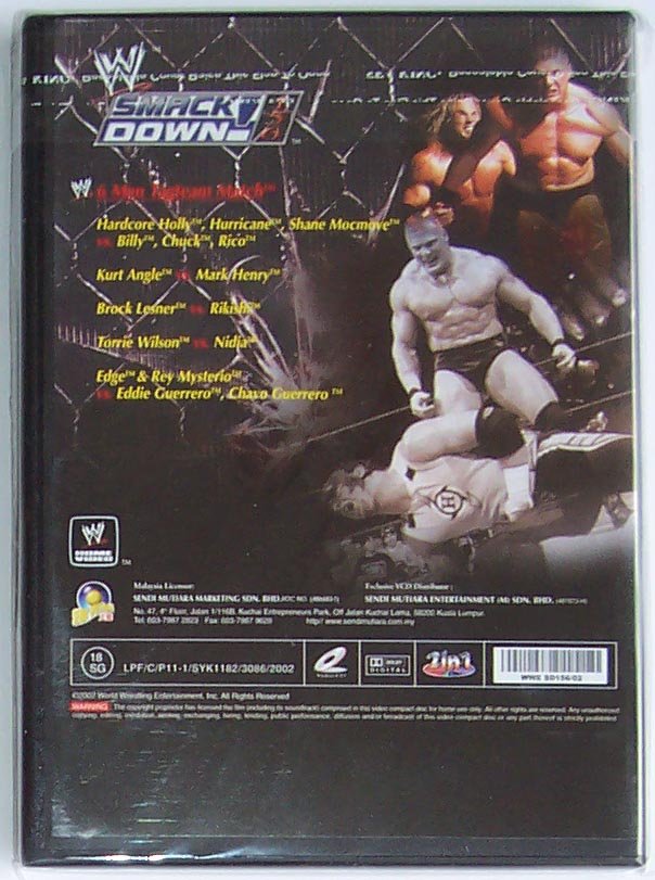 WWE Smackdown (August 15, 2002) Brock Lesnar Eddie Guerrero Torrie ...