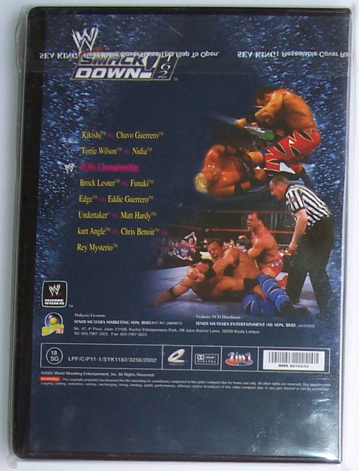 WWE Smackdown (Sept 26, 2002) Triple Threat Match No Disqualification ...