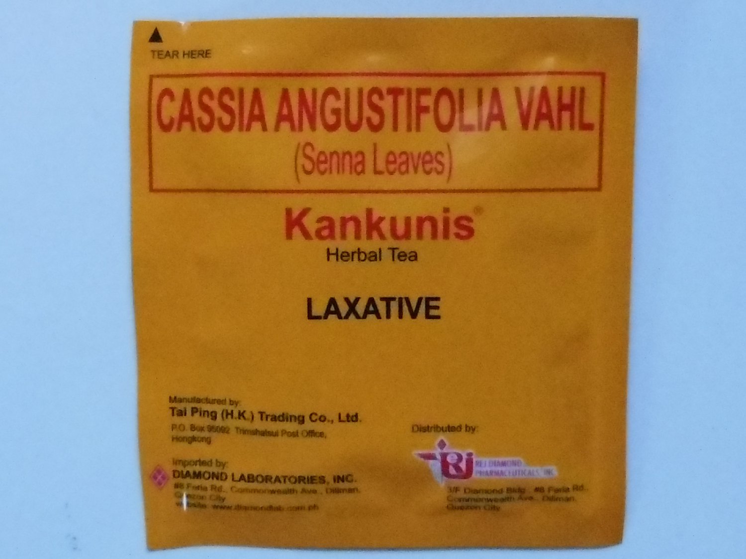 KANKUNIS Diet Slimming Herbal Tea Bags Eases Constipation X24 ...