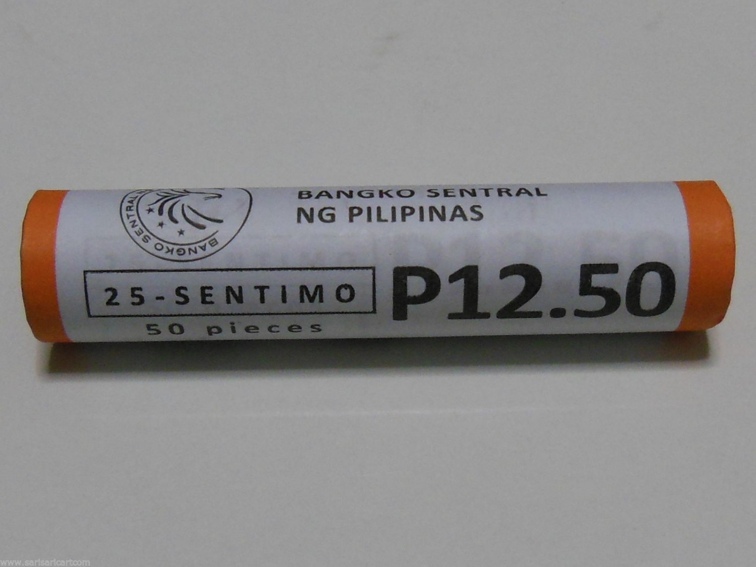 2014 25 Sentimo 50 Bangko Sentral NG Pilipinas UNC Coins Full Roll KM# 271a