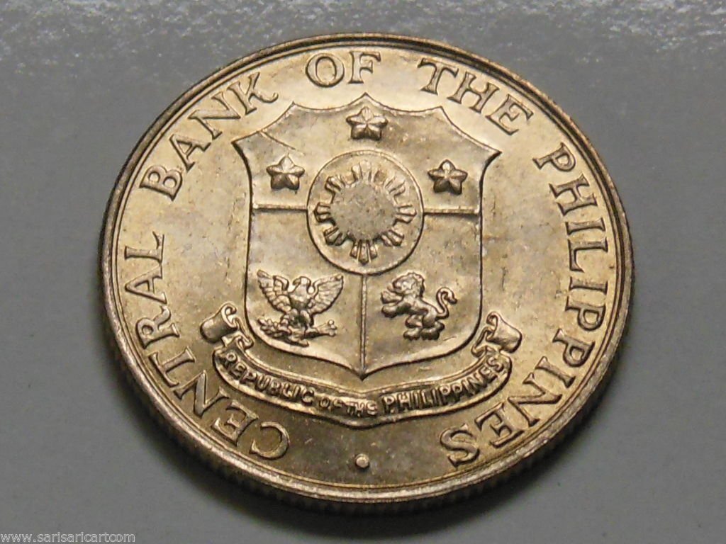1966 Philippines 25 Centavos Coin KM# 189.1 High Grade Uncirculated