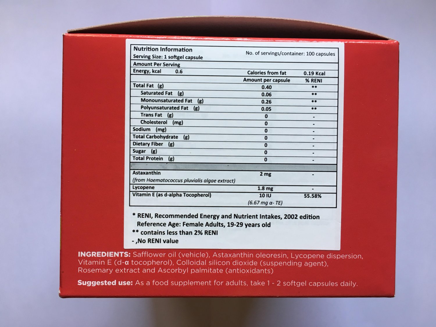 MYRA ultimate Vitamin E Lycopene Anti Aging Gel Caps Blooming Skin 1 ...