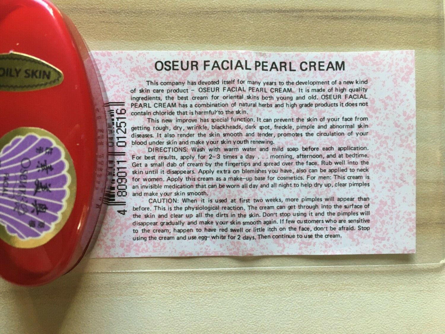 5 Pods Chin Chun Su Oseur Pearl Cream Facial Acne Blemish and Whitening ...