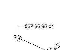 fuel tank vent breather Husqvarna 340 345 350 334 336