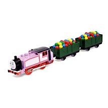 Thomas and Friends Motorized Trackmaster Engine Rosie & 2 Ballon Coaches