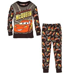 NEW Disney Store CARS Lightning McQueen Pajamas PJ size 10