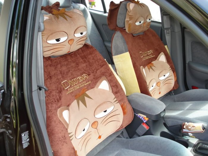 Dinga Cat Car Set: Complete 9 pc set to transform your car!