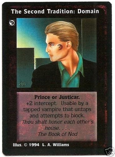 Second Tradition: Domain VtES Jyhad Vampire CCG Card
