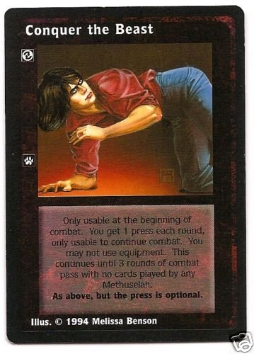 Conquer the Beast Jyhad Animalism Rare VtES