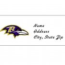 30 Personalized NFL Pittsburgh Steelers Return Address Labels