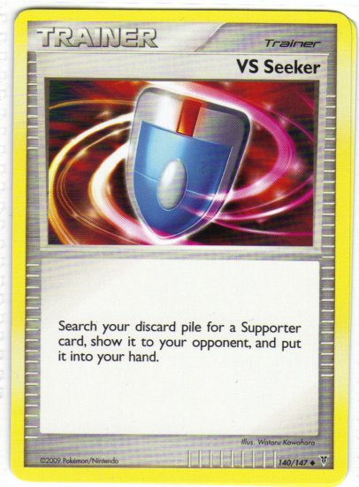 Pokemon Card Platinum Supreme Victors Trainer VS Seeker