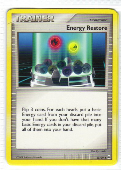 Pokemon Card Platinum Arceus Trainer Energy Restore
