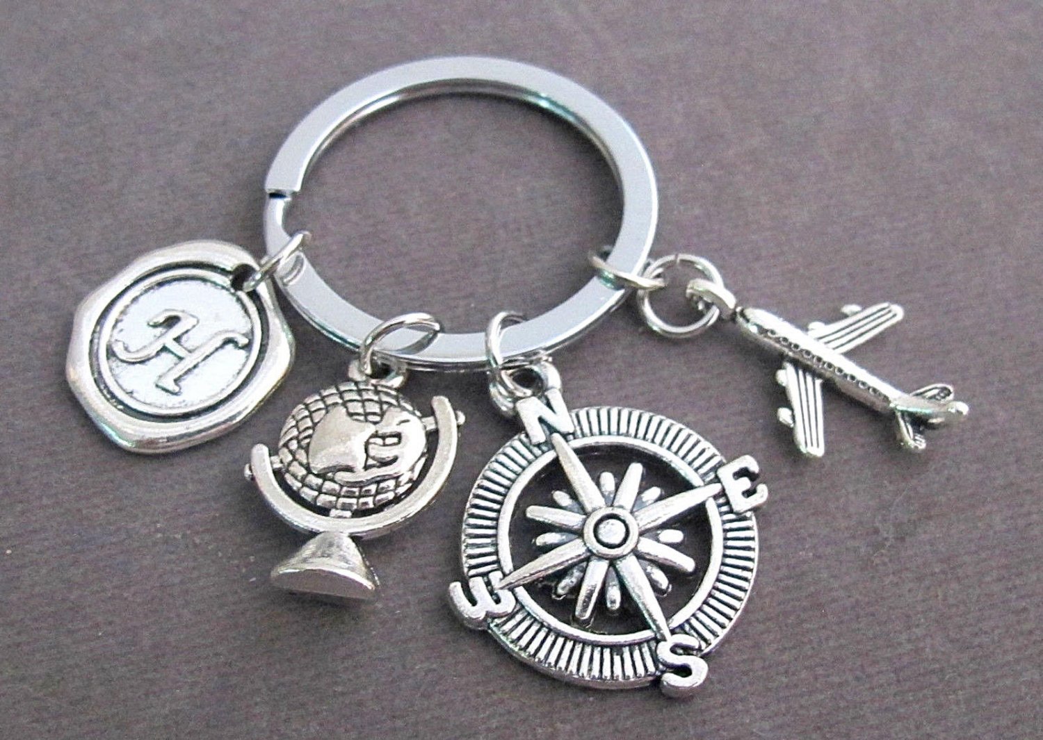 Traveling Keychain,Holidays & Journeys,Vacation Keyring,Travel Agent ...