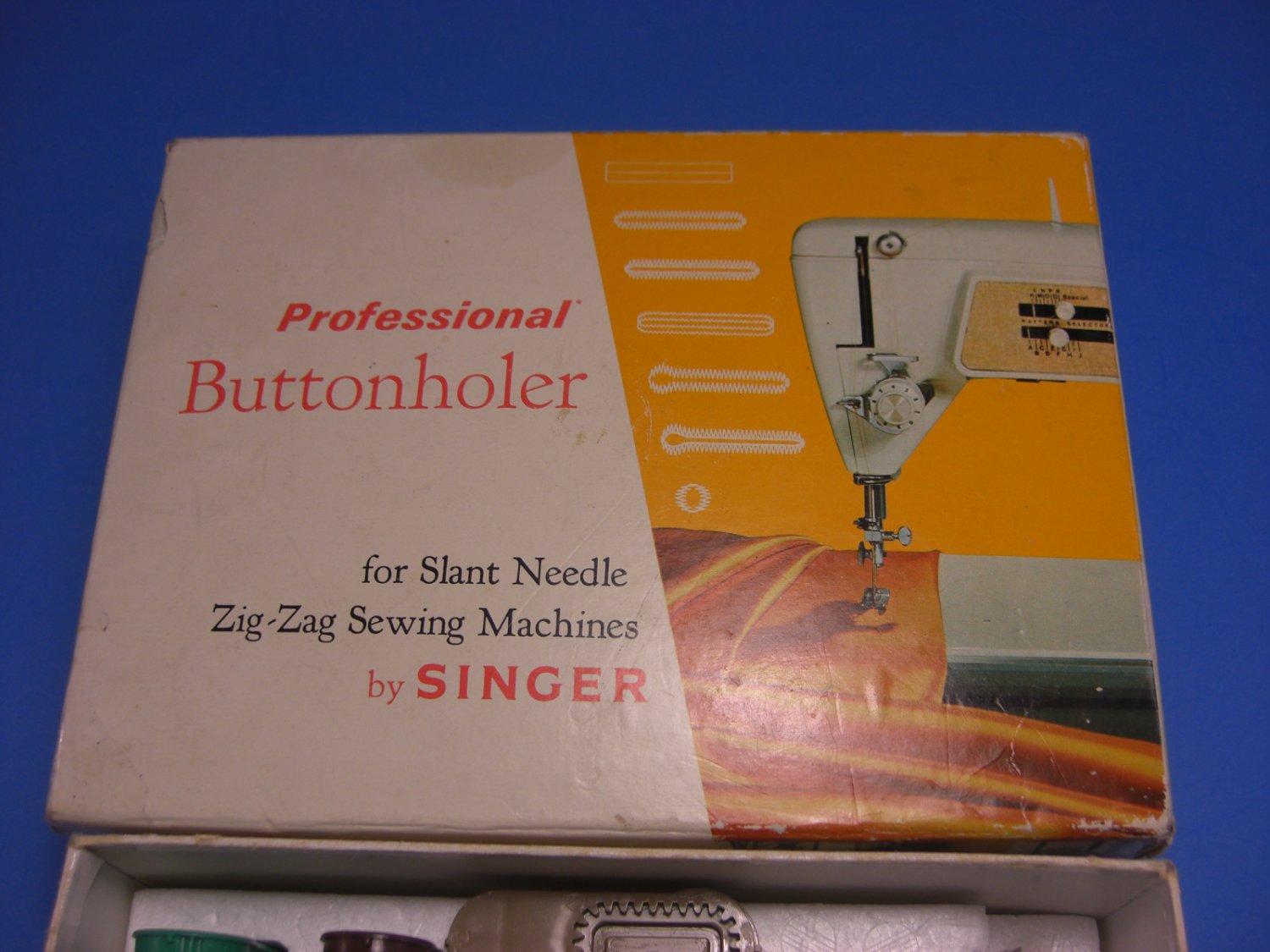 Vintage 1967 Singer Professional Buttonholer for Slant Needle ZigZag ...