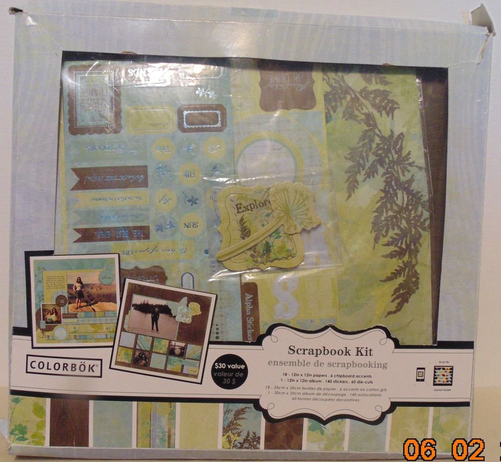 NEW Belladonna Scrapbook Album Memories Photo Colorbok Book Box Kit ...