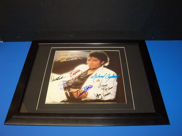 Michael Jackson autographed lp