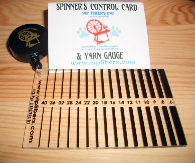 Spinning Control Card and Yarn Guide