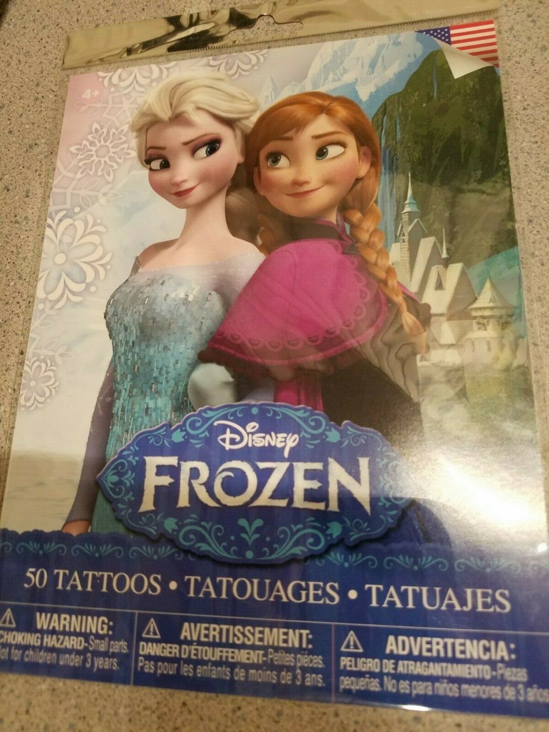 Disney Frozen Tattoos - 50 Temporary Tattoos
