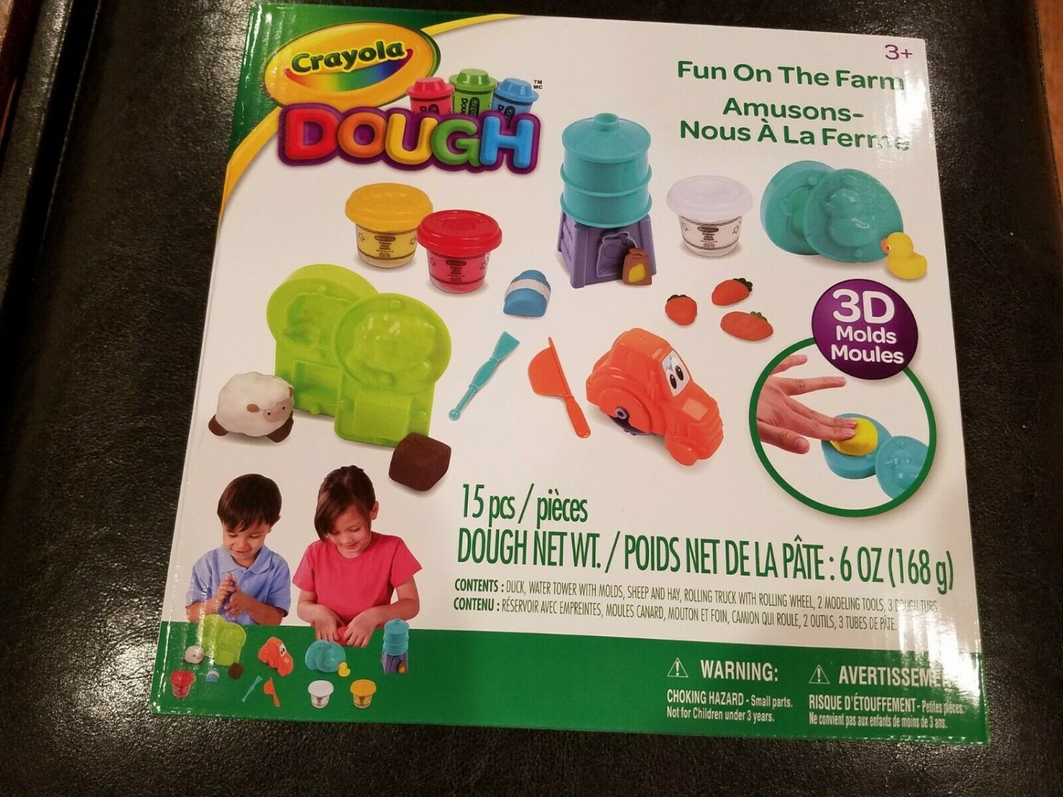 Crayola Modeling Dough Set - 15 Piece Farm Activity Pack - Comes with 3 ...