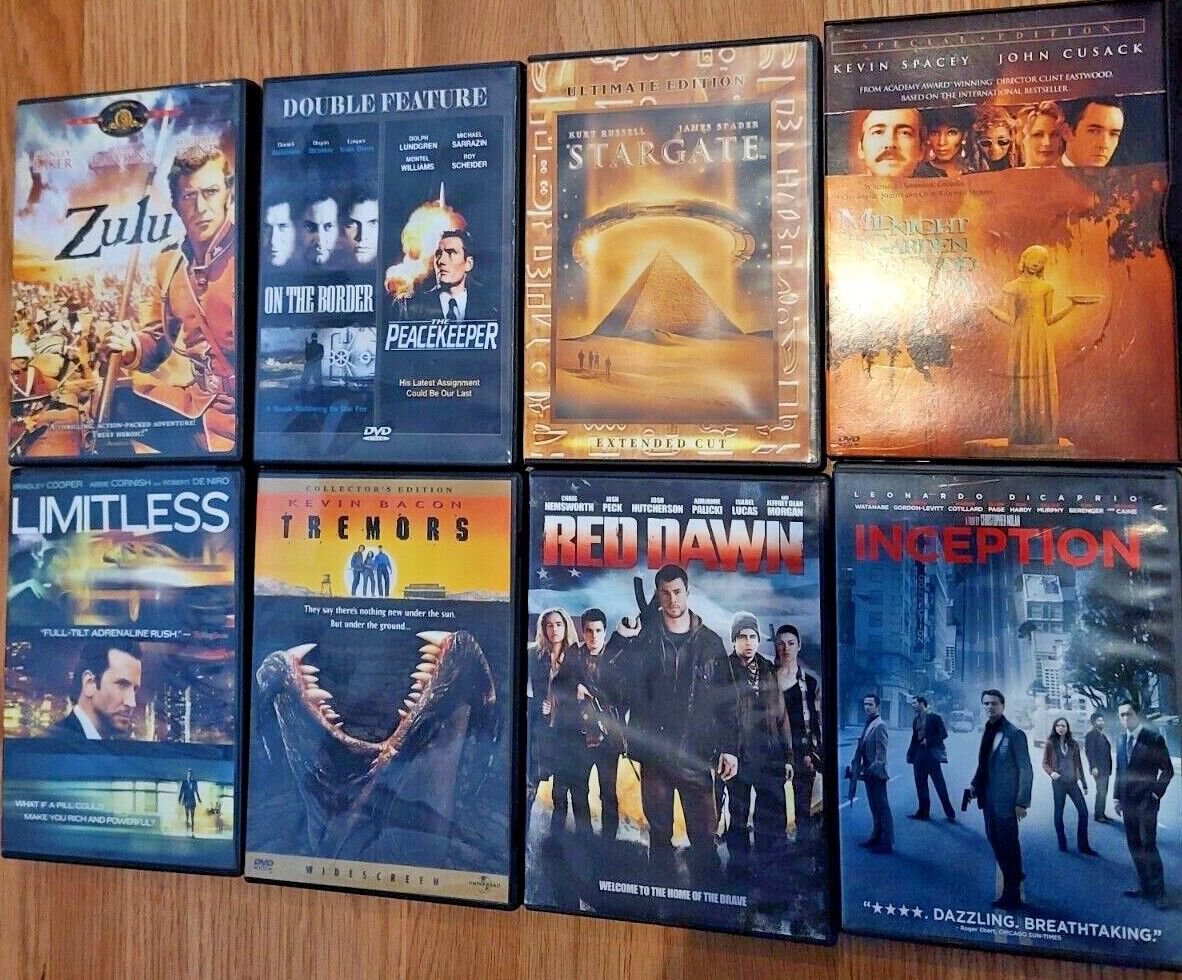 DVD ACTION Movies #2 YOU CHOOSE Flat Combined Shipping