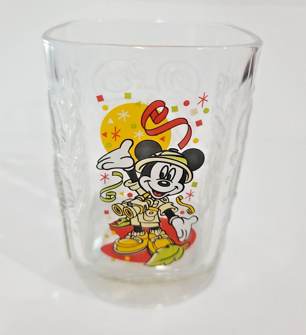 McDonalds 2000 Walt Disney World Animal Kingdom Glass Mickey Mouse