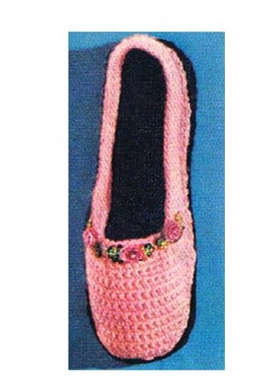 Pattern Bedroom Pattern Slippers Crochet