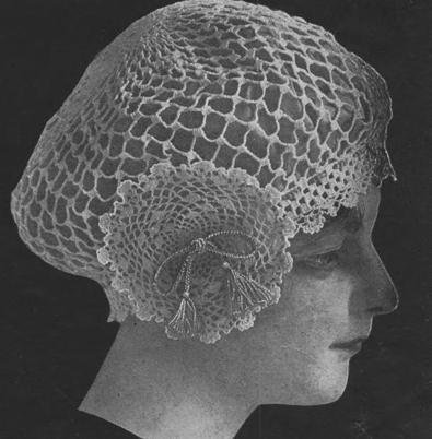 Snood Crochet Hair Net Pattern PDF
