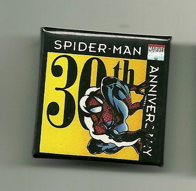 1992 30th Year Anniversary of Spiderman Comic Books Pinback Pin Button