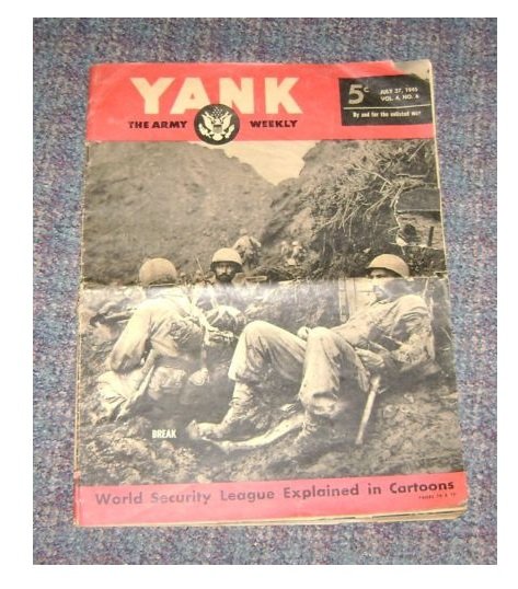 Yank Army Weekly Magazine july 27 Vol 4 No 6 1945 WW2 era