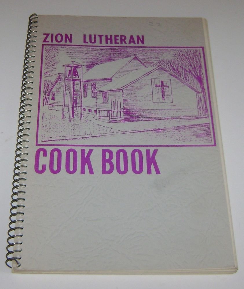 Zion Lutheran Cookbook Adrian Minnesota 1971