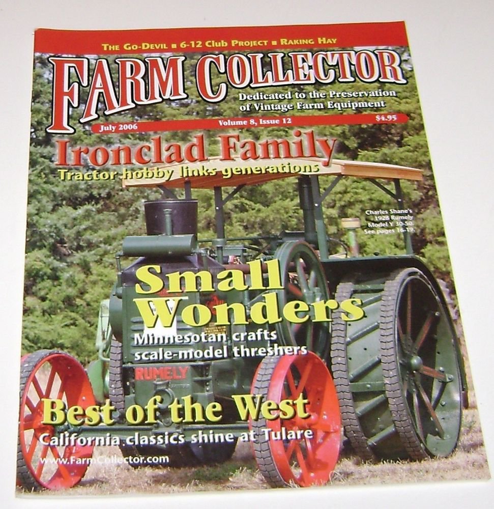 Farm Collector Magazine July 2006