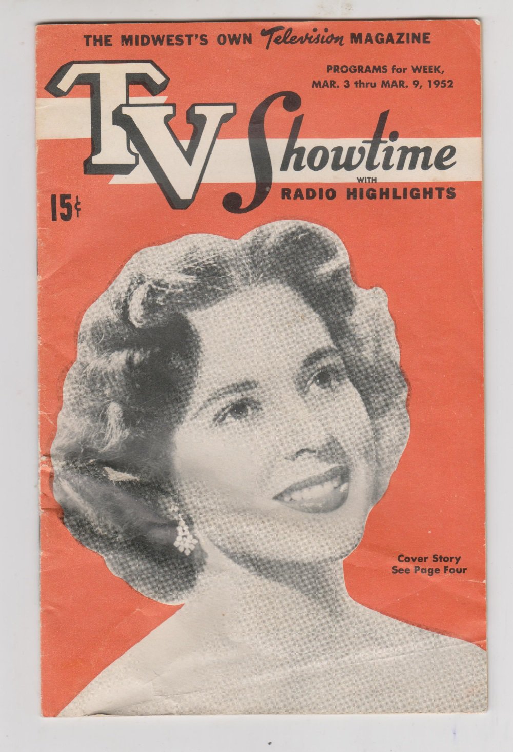 TV Showtime w Radio Highlights Program Guide 1952 Hazel Dawn JR Jerome ...