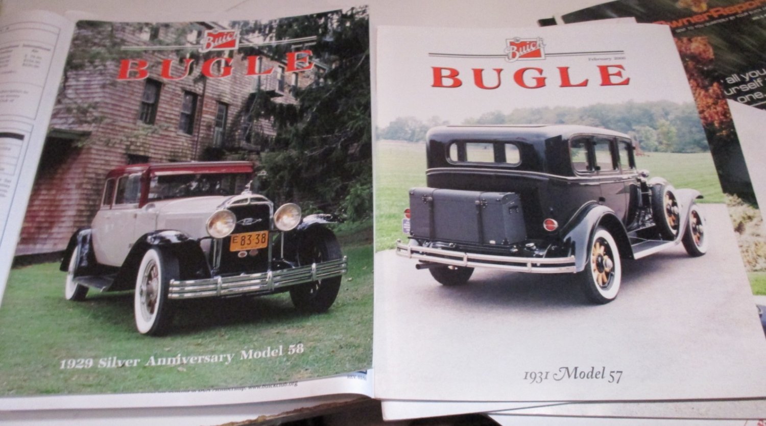 Lot of (12) BUICK BUGLE MAGAZINES Buick Club of America 1999's & 2000