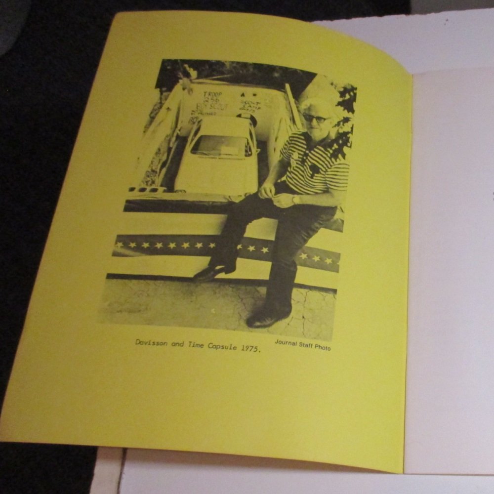 Building of a Pyramid Harold Davisson 1983 Seward Nebraska Time Capsule