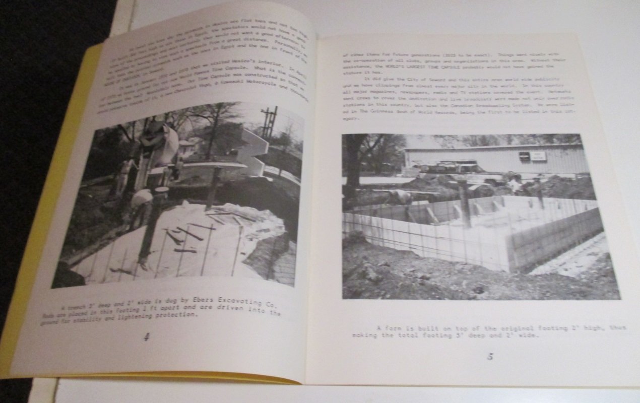 Building of a Pyramid Harold Davisson 1983 Seward Nebraska Time Capsule