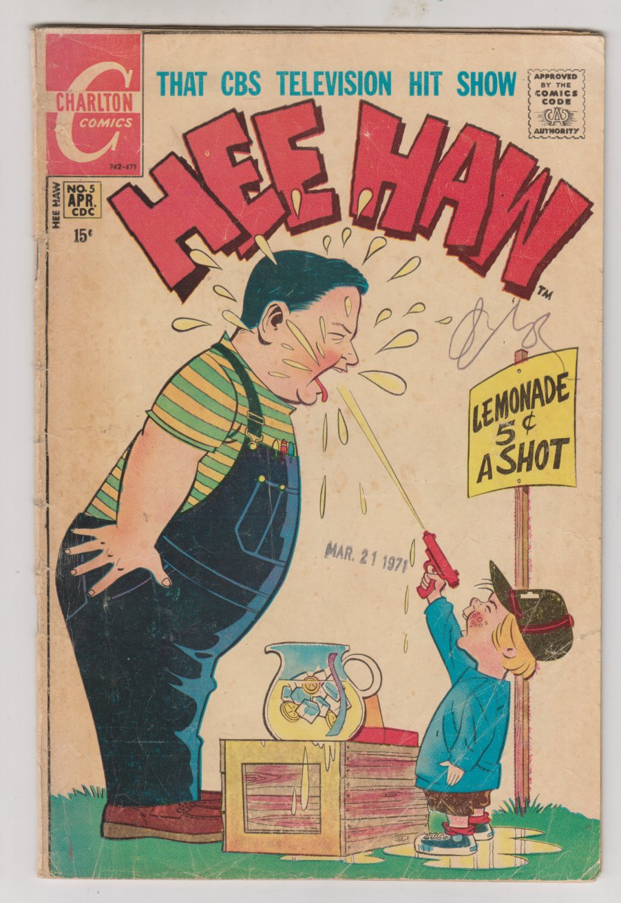 Hee Haw Charlton comic books #5 April 1971