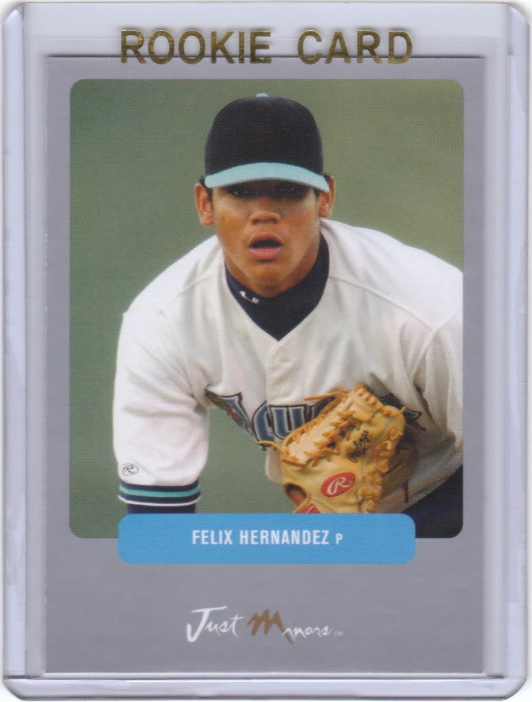 2003 Just_FELIX HERNANDEZ Rookie Card/RC~'03~2004~04~05