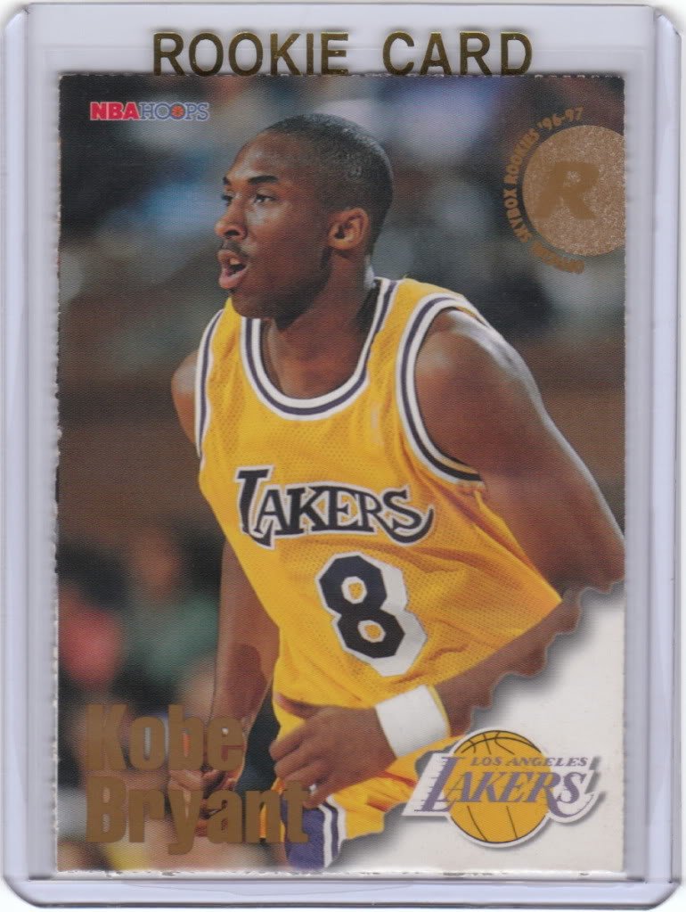 1996-97 Hoops_KOBE BRYANT Rookie Card/RC~96~1997~LAKERS