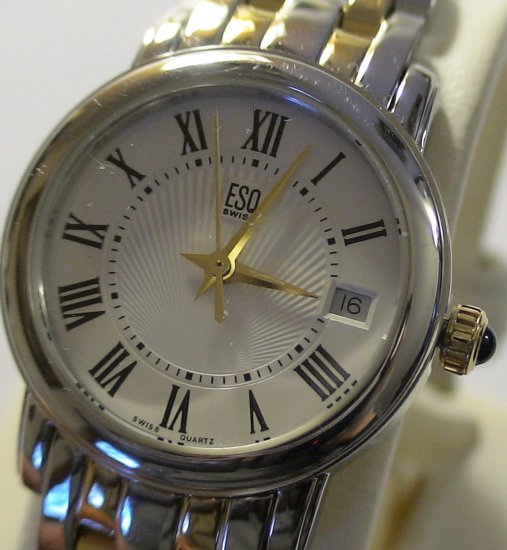 ESQ by MOVADO Ladies SWISS Filmore GOLD Watch $695 NR