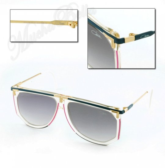 VINTAGE CAZAL 865 SUNGLASSES 643 WHITE/GOLD NEVER WORN