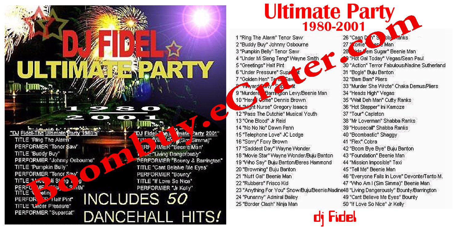 Dj Fidel: Ultimate Party Mix Cd