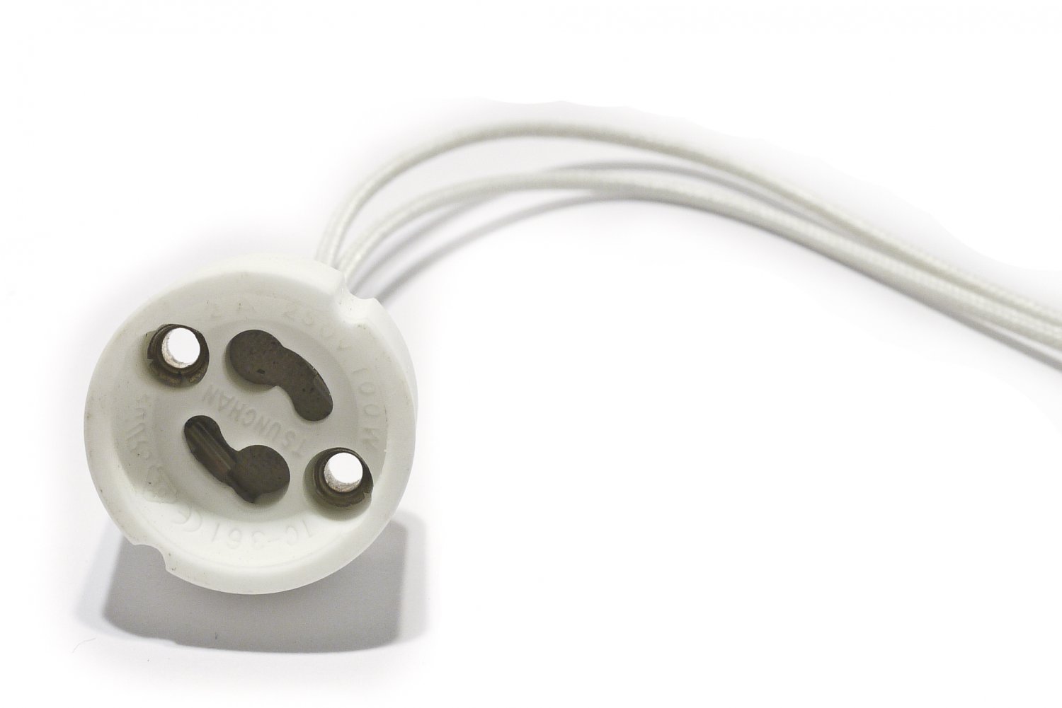 3 X GU10 LED Halogen Bulb Lamp Wire Connector/ Socket