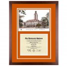 Texas Christian University Diploma Frame with TCU Lithograph Art Print ...
