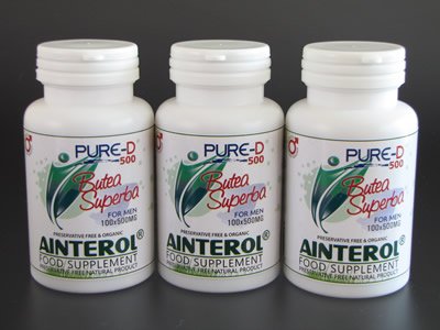 Ainterol Male Sexual Performance Capsules Butea Superba
